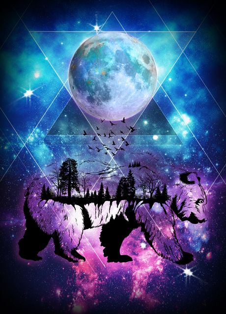 'bear' Poster by Trần Văn Dũng | Displate