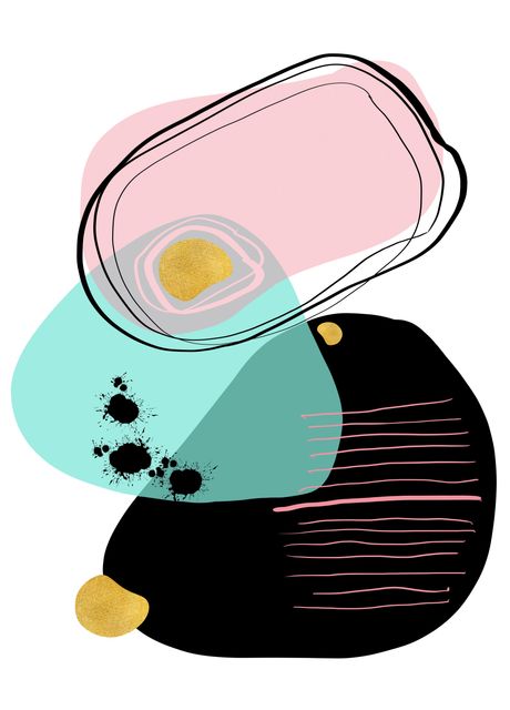 'Modern minimal forms 9' Poster by Yolanda Vargas | Displate