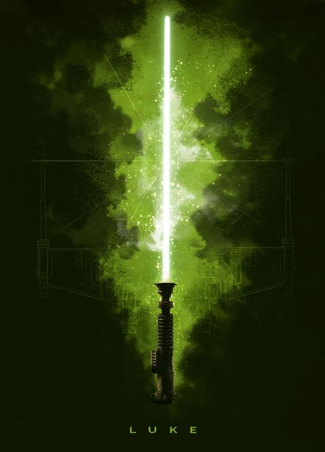 'Luke' Poster by Star Wars | Displate