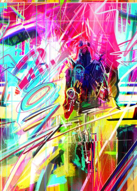 '2077 ' Poster by James Weinreb | Displate