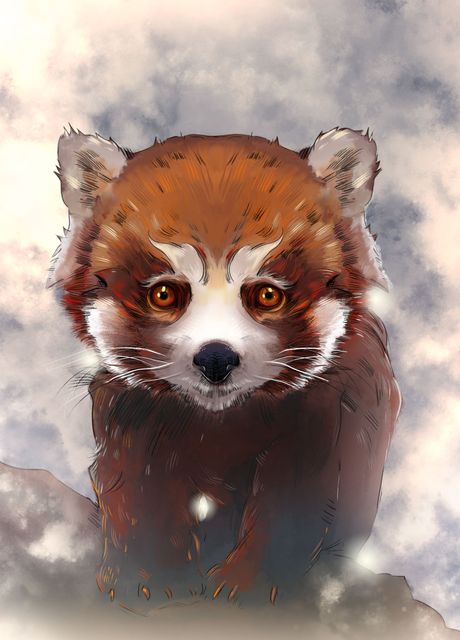 'RED PANDA' Poster by Mr Jackpots | Displate