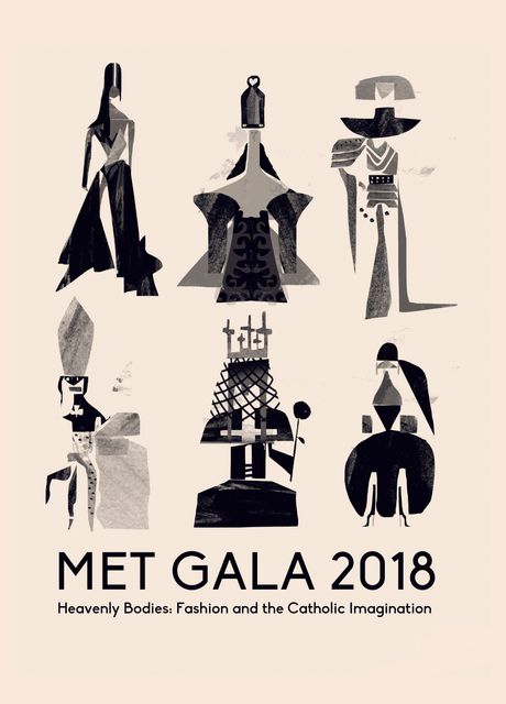 'Met Gala 2018' Poster by Lukasz Majewski | Displate