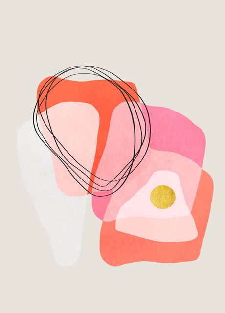 'Modern minimal forms 51' Poster by Yolanda Vargas | Displate