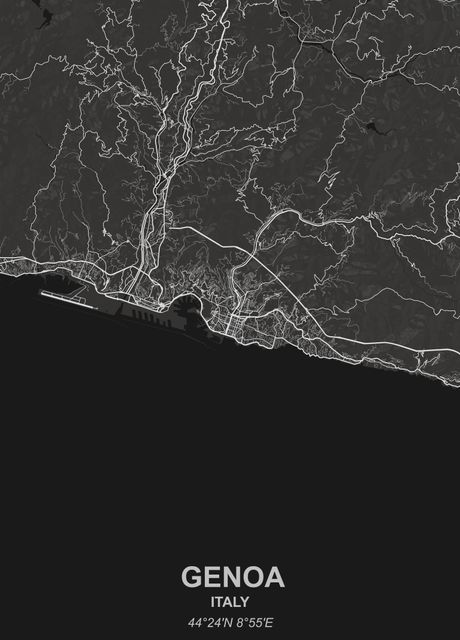 'Genoa' Poster by Iwoko | Displate