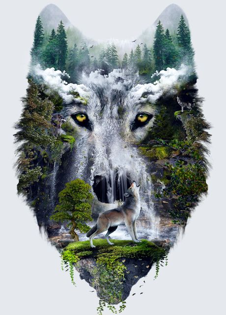 'wolves' Poster by RIZA PEKER | Displate