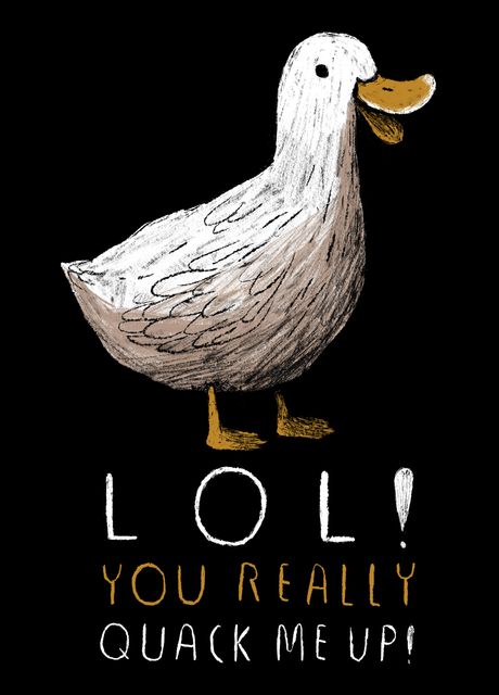 'you really quack me up' Poster by Louis roskosch | Displate