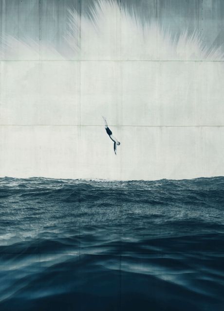 'at your own risk' Poster by Dirk Wüstenhagen | Displate