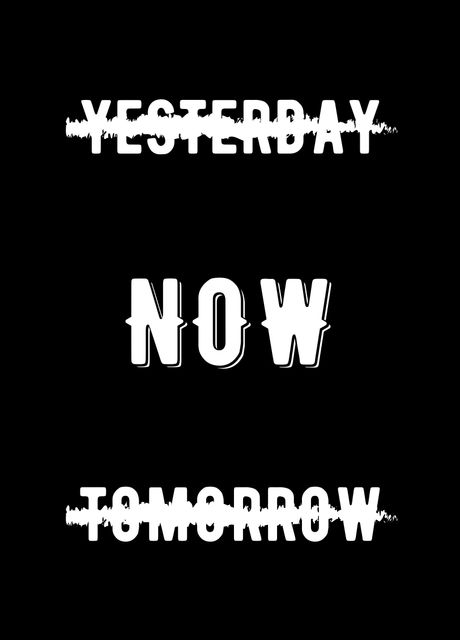 'NOW!' Poster by Motivational Flow | Displate