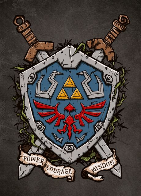 'The shield' Poster, picture, metal print, paint by Olivier Delmas ...