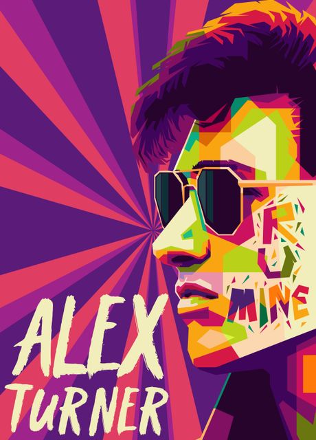 'Alex Turner Illustration' Poster by Rizky Irawan | Displate