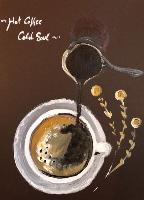'Hot coffee' Poster by Veronica Petrut | Displate