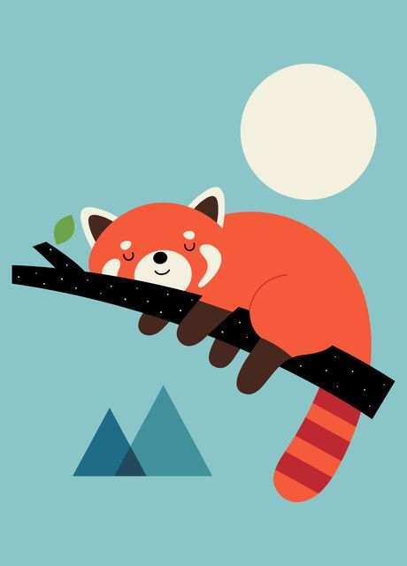 'Nap Time' Poster by Andy Westface | Displate