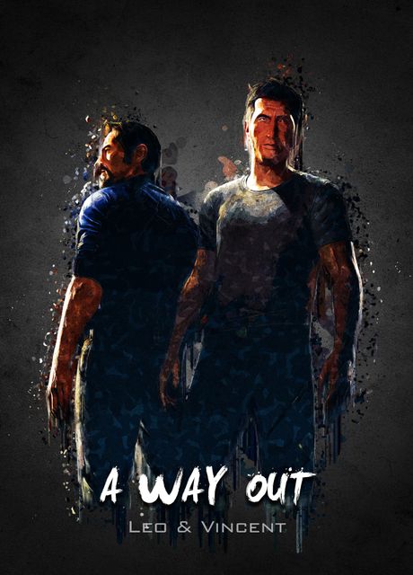 'A Way Out' Poster by Gab Fernando | Displate