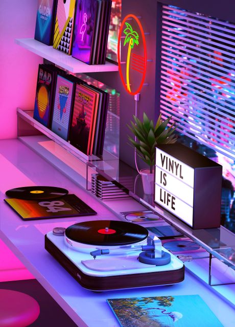 'Vinyl is Life ' Poster, picture, metal print, paint by Denny Busyet ...