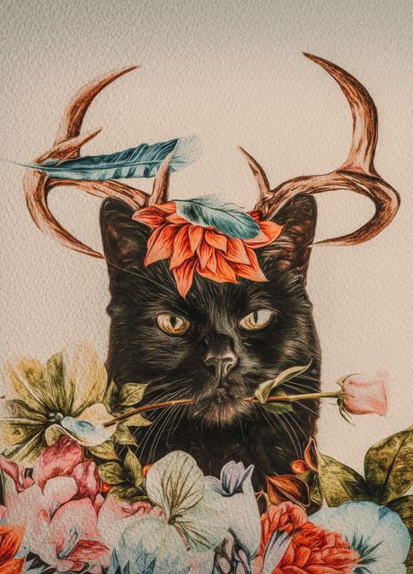 'Freida The Cat' Poster by Bob Orsillo | Displate