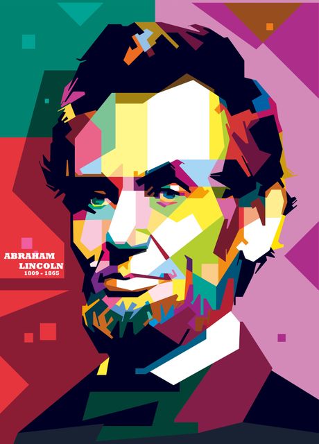 'Abraham Lincoln' Poster by Eki D Surya | Displate