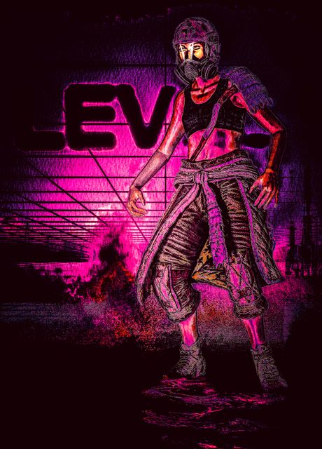 'EV Warrior ' Poster by Bob Orsillo | Displate