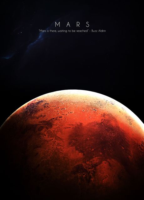 'Mars' Poster by DOA | Displate