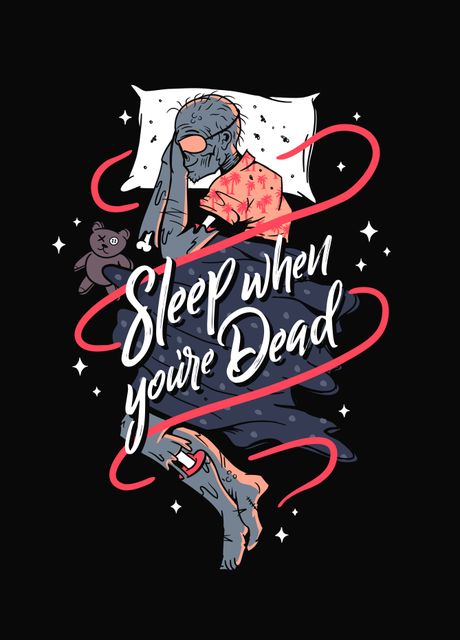 'The Sleeping Dead' Poster by Grant Shepley | Displate