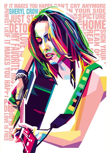 'Sheryl Crow' Poster by Popart PosterS | Displate