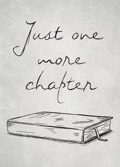 'Just one more chapter' Poster by Olivier Delmas | Displate
