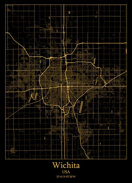 'Wichita USA' Poster by Iwoko | Displate
