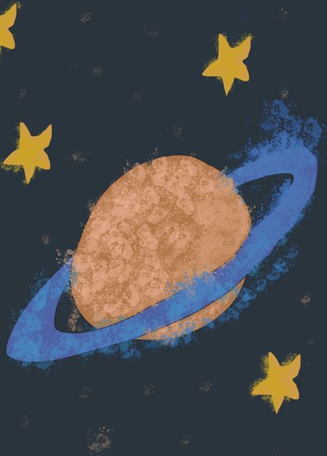 'Floating In Space' Poster by Nurion Art | Displate