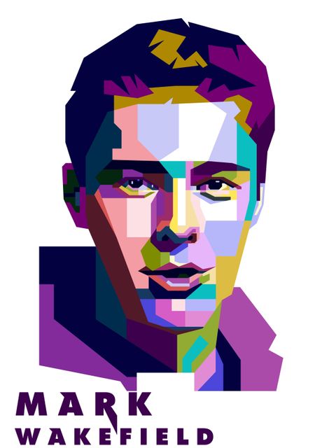 'Mark Wakefield' Poster by Andri Ardianto | Displate