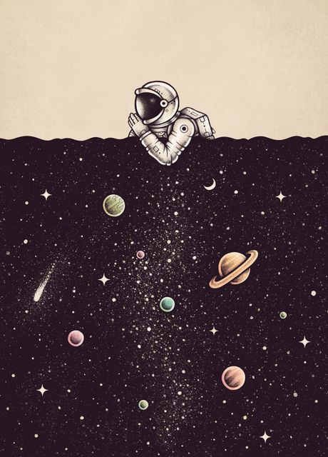 'Under the Stars' Poster by Enkel Dika | Displate