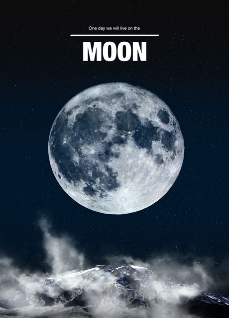 'Moon' Poster by Mr Jackpots | Displate