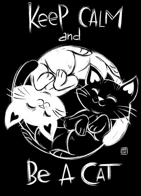 'Be a Cat' Poster by Daisj Ingrosso | Displate