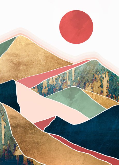 'Spring Dusk' Poster by SpaceFrog Designs | Displate