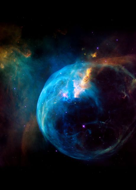'Bubble Nebula' Poster by Holy Rock Design | Displate