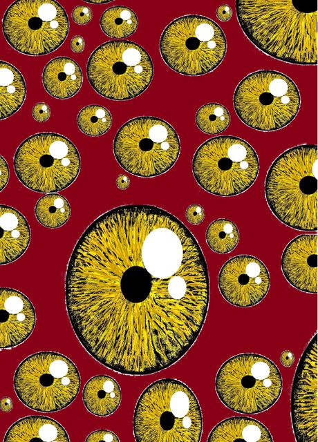 'Eyes Red Jazz' Poster by Dalzim Lee | Displate