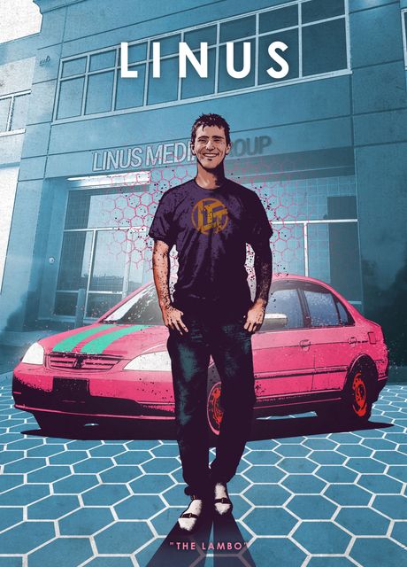 'Linus Tech Tips Lambo' Poster, picture, metal print, paint by Linus ...