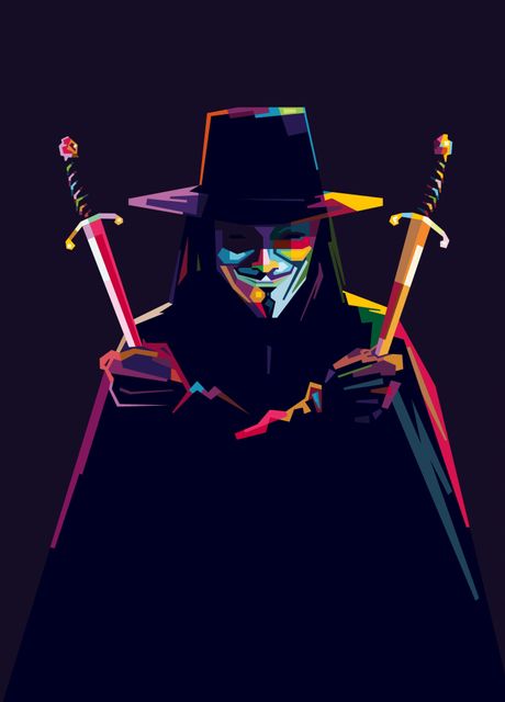 'ANONYMOUS' Poster by Yusuf Dedi Wijaya | Displate