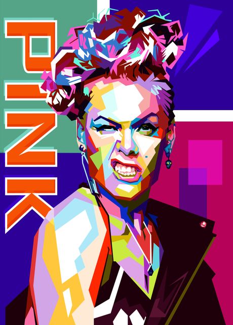 'Alecia beth moore' Poster by Sobri Alkavie | Displate