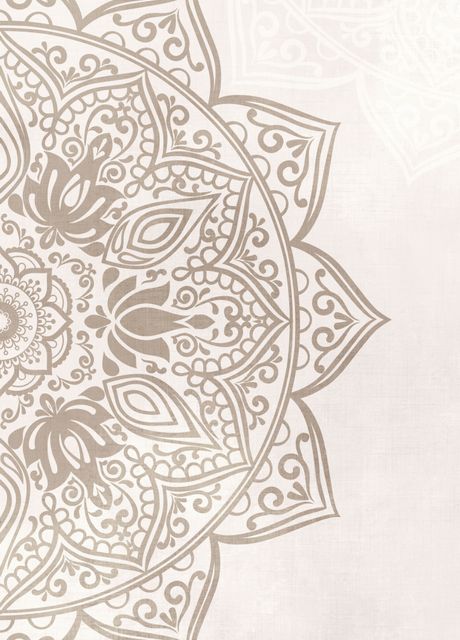 'Beige Mandala' Poster, picture, metal print, paint by Agnes Szafranska ...