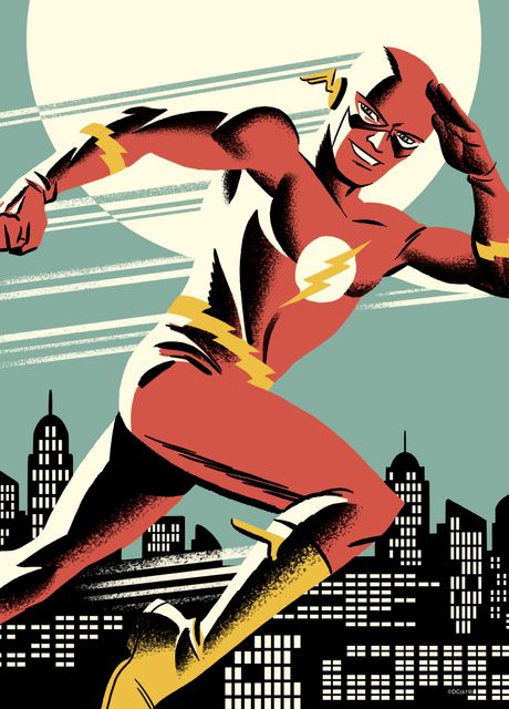 'Silver Age Flash' Poster by DC Comics | Displate