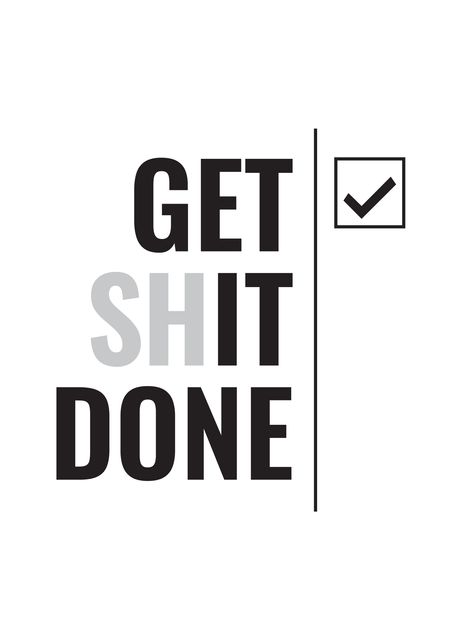 'Get it done' Poster by Marek Dubienski | Displate
