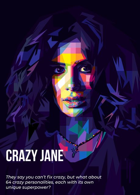 'Crazy Jane' Poster by mztgr7 | Displate