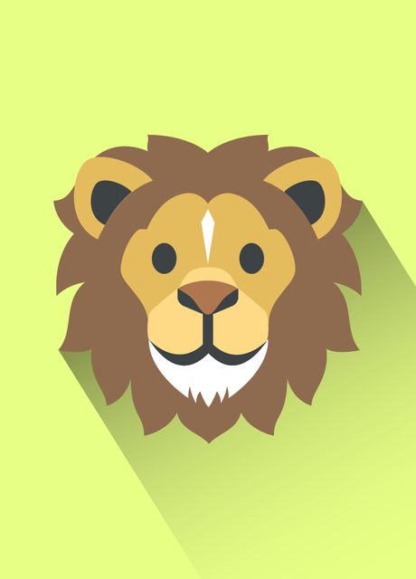 'Lion Head' Poster by Maher Light | Displate