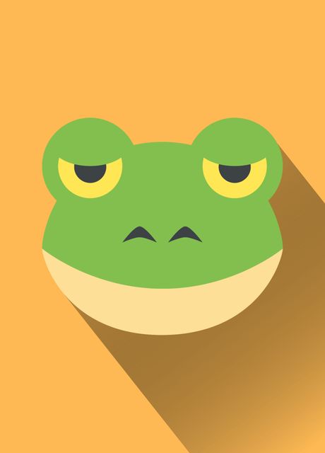 'Frog Head' Poster by Maher Light | Displate