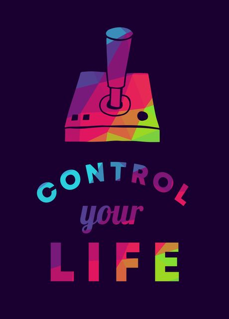 'Gaming Control Life 18' Poster by Maricris M | Displate