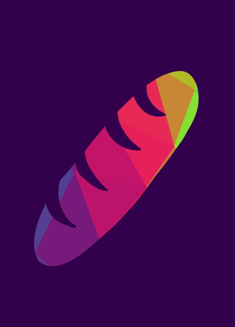 'Rainbow Bread 7' Poster by Maricris M | Displate