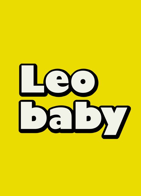 'Leo baby' Poster by Vatsala Dhyani | Displate