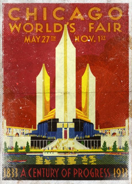 'Chicago Worlds Fair' Poster by The Poster | Displate