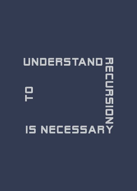 'Recursion' Poster by wagnerps | Displate