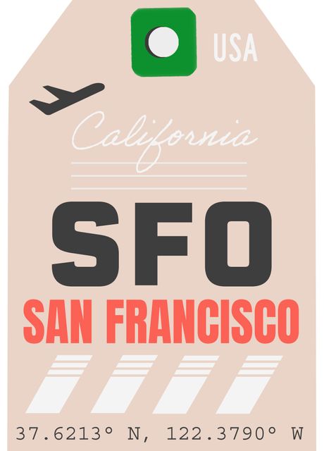 'SFO San Francisco' Poster by Epic Adventure | Displate