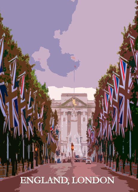 'London Flags ' Poster by Taffy | Displate